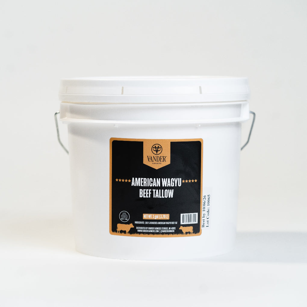 American Wagyu Beef Tallow (1 gallon) – Vander Farmers